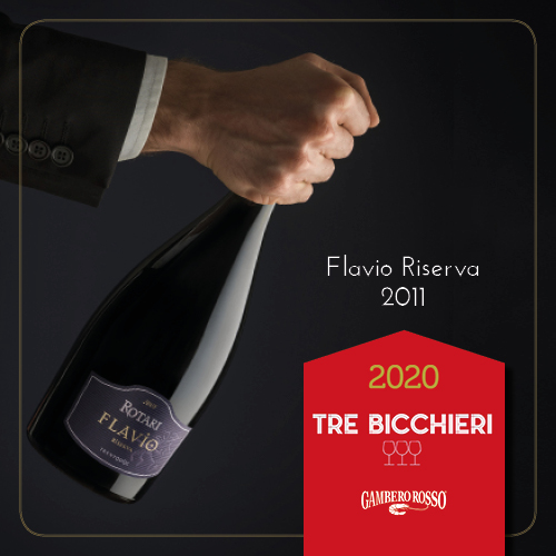 Rotari Flavio 2011 has received the prestigious "TRE BICCHIERI" award ...